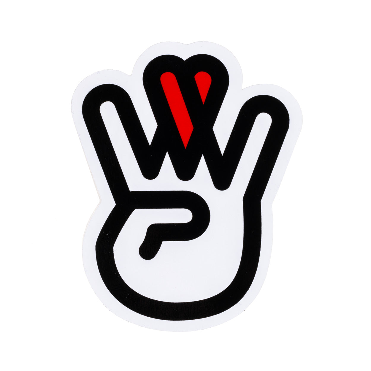 Jumbo WSL Black Sticker – Westside Love