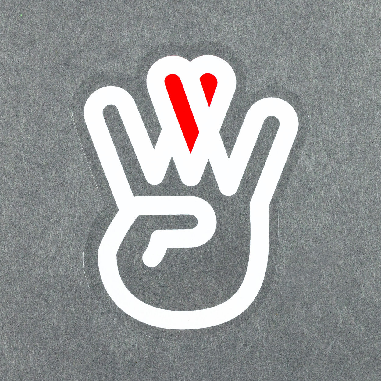 Jumbo WSL White Sticker – Westside Love
